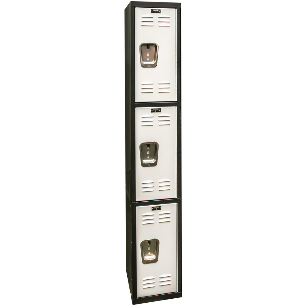 Hallowell - Horizontal Locker: 12" Wide, 18" Deep, 78" High, Latch ...