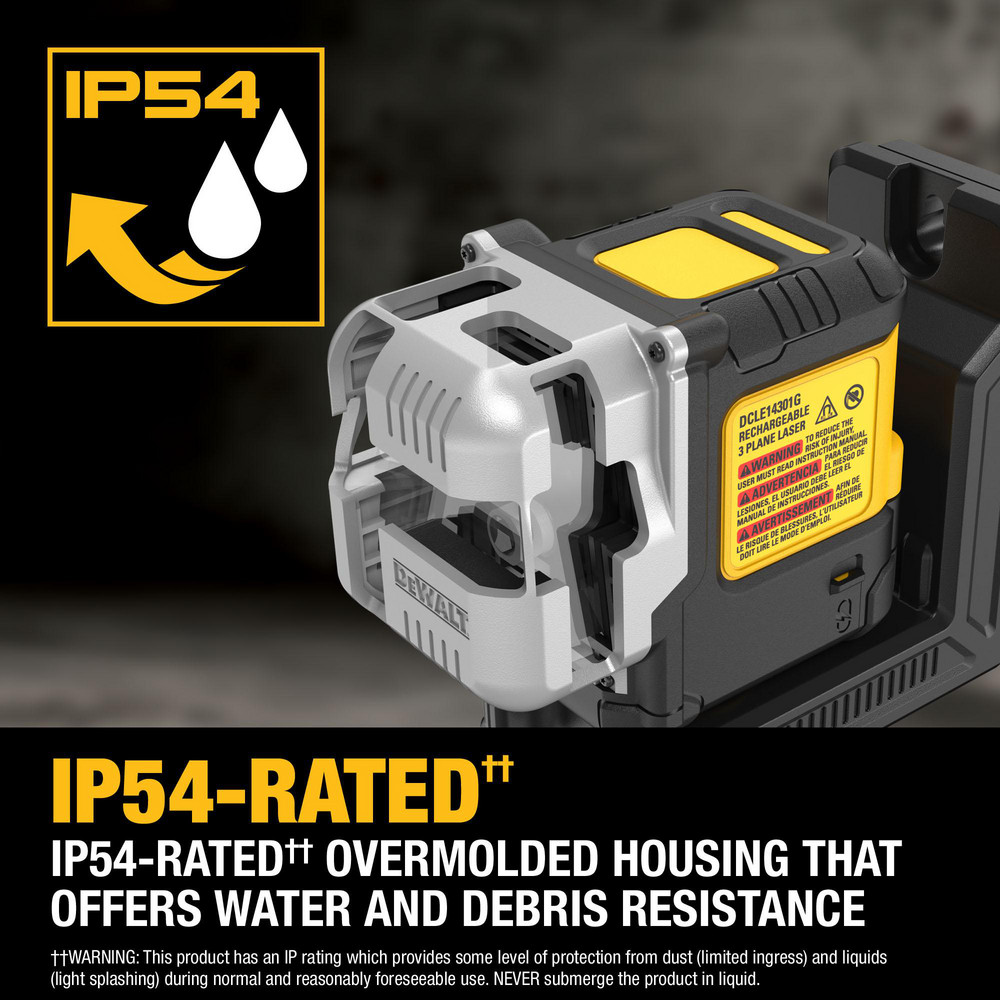 DeWALT - Laser Levels: Level Type: 3 Plane Auto Align Laser; Laser ...