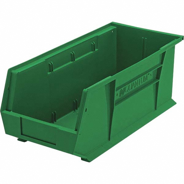 Quantum Storage - Plastic Hang & Stack Bin: Green | MSC Direct