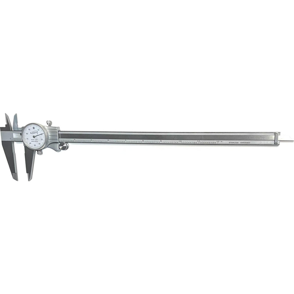 iGaging - Dial Caliper: 12", 0.001000" Graduation, 0.1" per Revolution ...