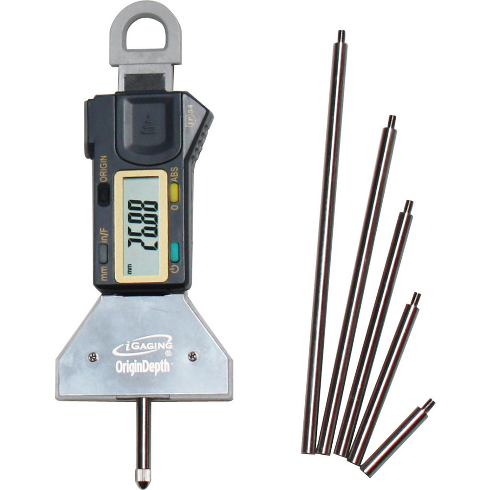 iGaging - Electronic Depth Gages: 0.03, +/-0.0012, 0.00 | MSC Direct