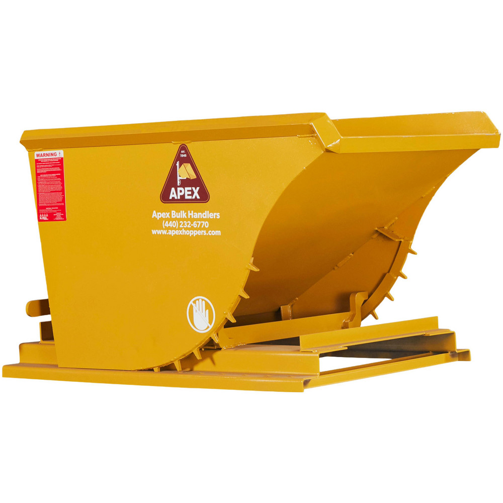 Apex Bulk Handlers - Mobile Tilt Hopper: 1, 6000.000 lb, 64.7500" Long ...