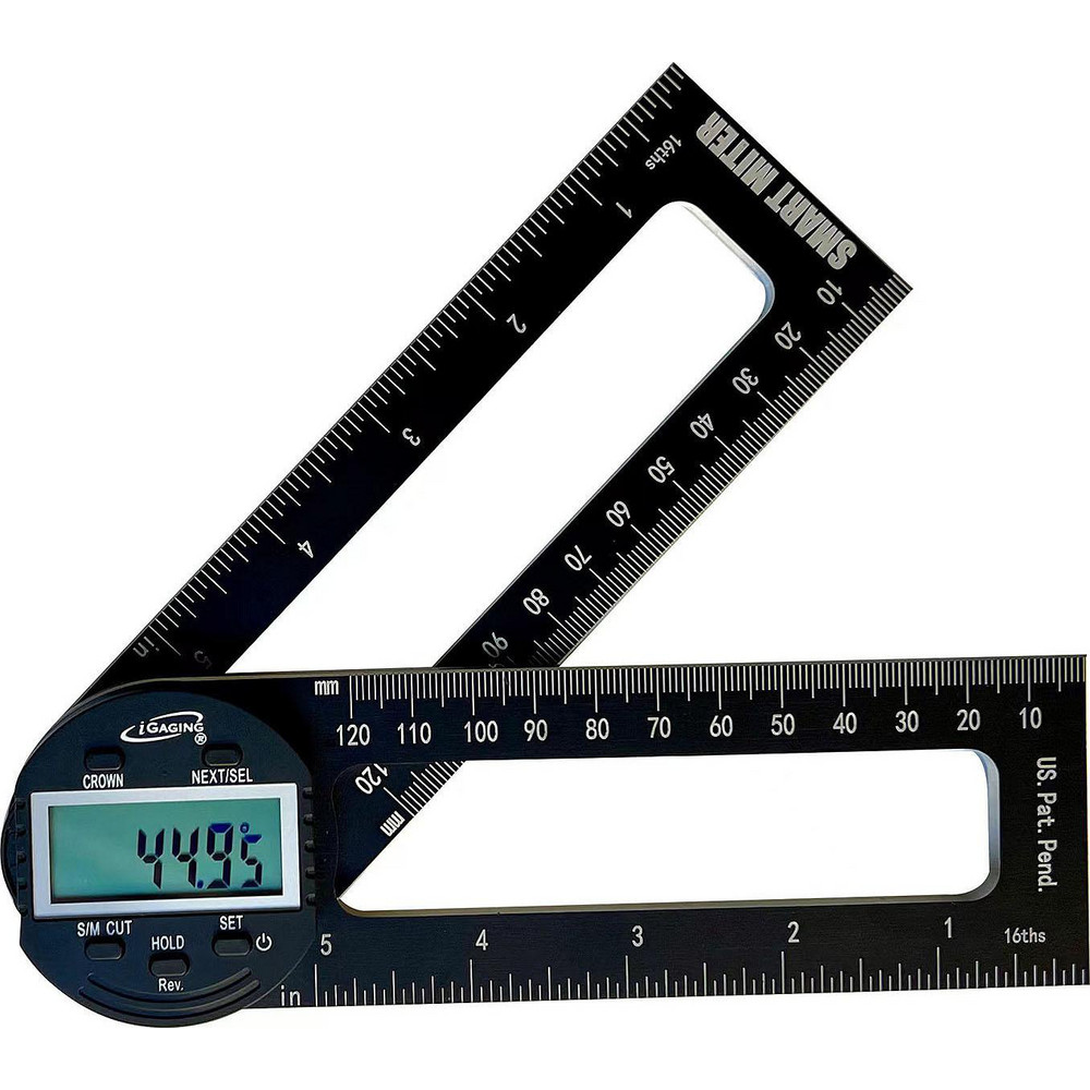 iGaging - Digital & Dial Protractors: Angle, 0, 180, 0-180 | MSC Direct