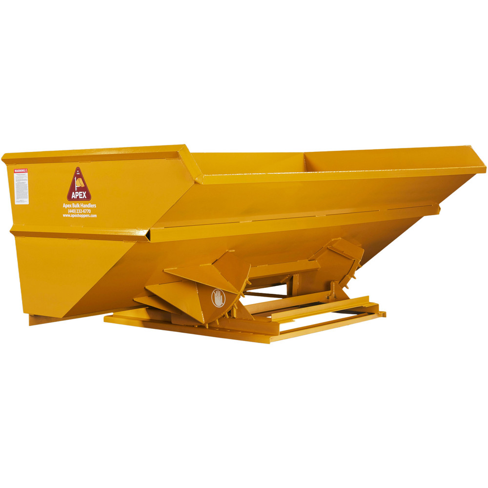 Apex Bulk Handlers - Dump Hopper: 5 cu yd, 8000 lb, 75-3/4" Long, 123-1 ...