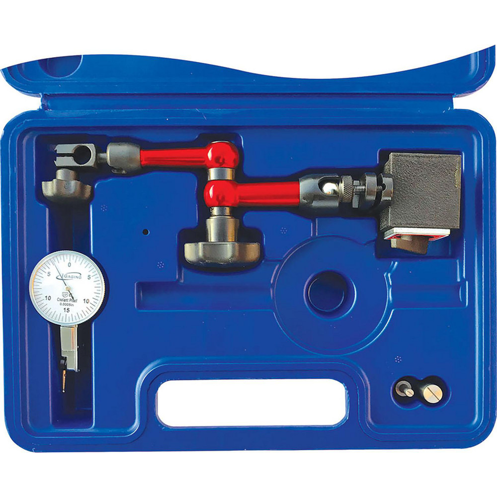 iGaging - Dial Test Indicator & Base Kit: 1.3750" Base Length, 1.3750 ...