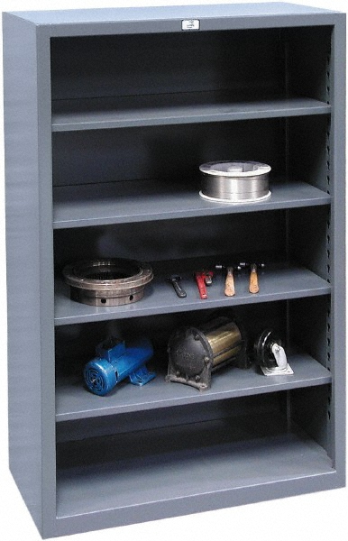 Strong Hold - Closed Shelving System: 4 Shelves, 1,525 lb Shelf ...