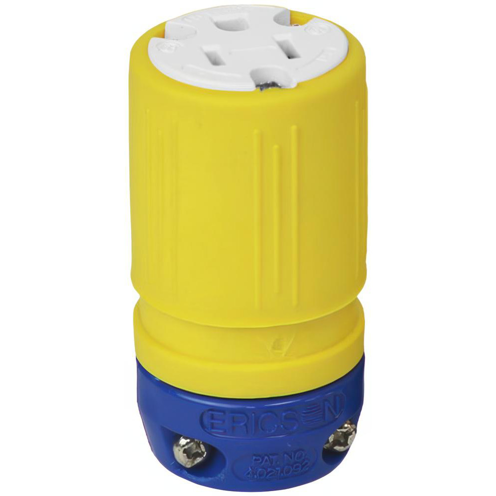 Ericson Mfg - Straight Blade Plugs & Connectors: Connector Type: Female ...
