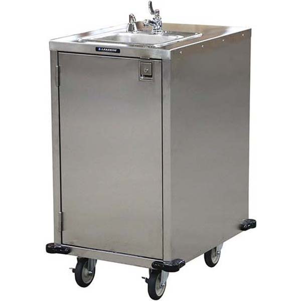 Lakeside - Compact Portable Hand Wash-Station: Stainless Steel | MSC Direct