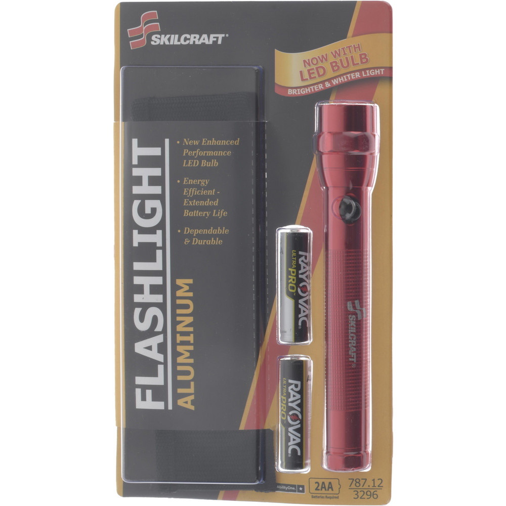 AbilityOne - Handheld Flashlight: Xenon, 110 Lumens, AA Battery ...