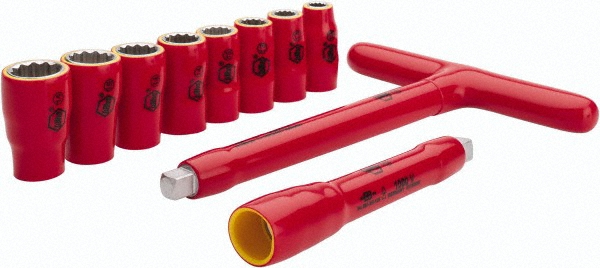 Wiha - 10 Pc 3/8" Drive Insulated Socket Set - 44901791 - MSC ...