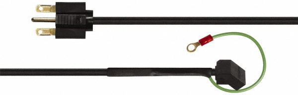 Made in USA - 72" Fan Power Cord with NEMA 6-15P (with Ground Wire ...