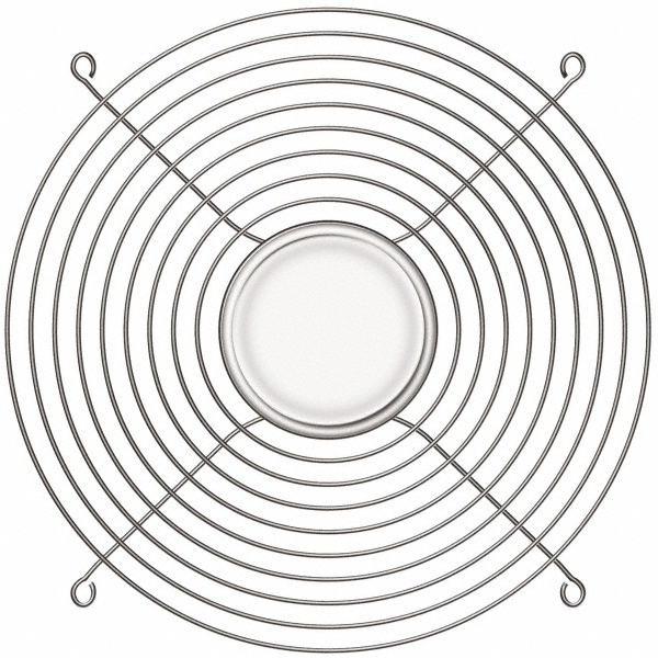 Value Collection - 254mm (10") Wire Chrome Fan Guard - 44906162 - MSC ...