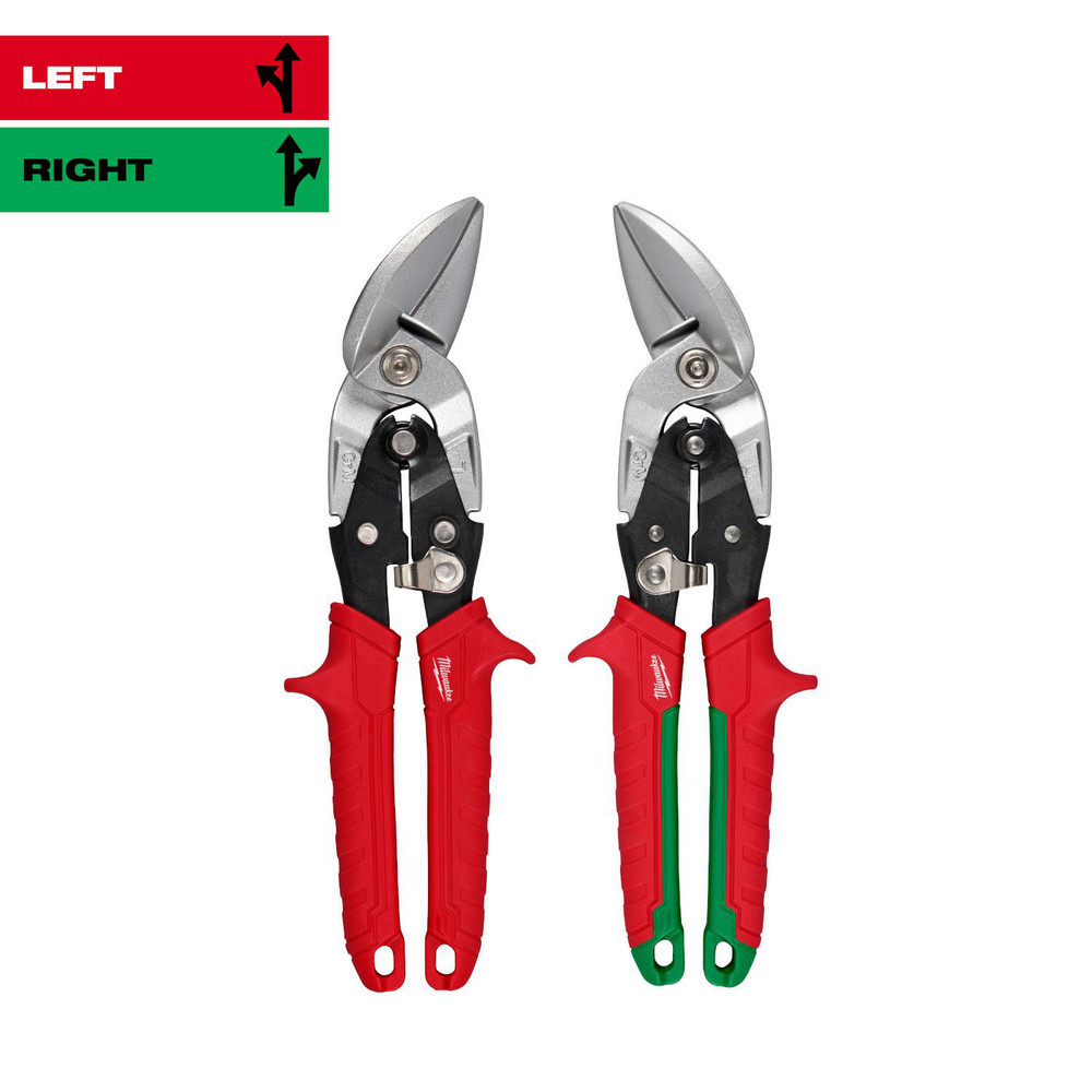 Milwaukee Tool - Snip & Shear Sets: Set Type: Offset Aviation Snip Set ...