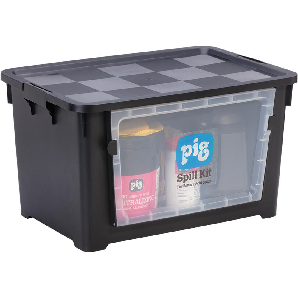 New Pig - Spill Kits; Kit Type: Battery Acid Spill Kit; Container Type ...