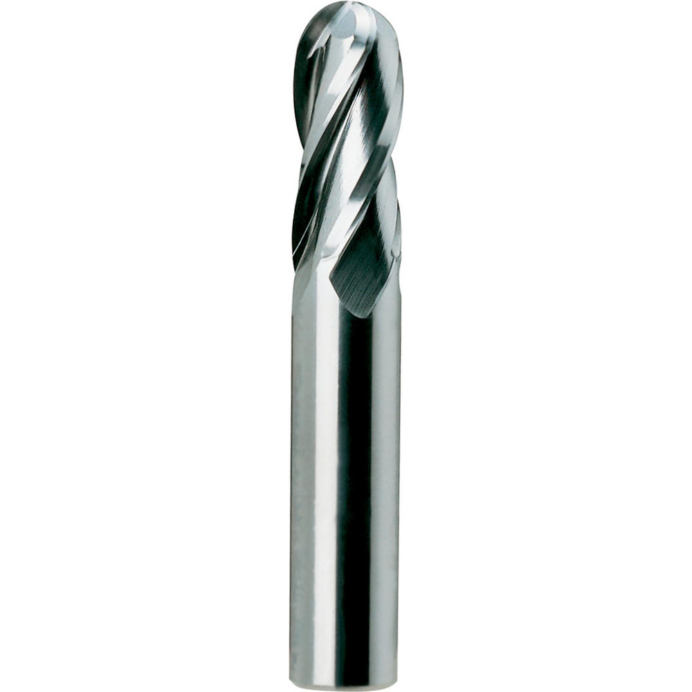 YG-1 - Ball End Mill: 5/8" Dia, 1-1/4" LOC, 4 Flute, Solid Carbide ...