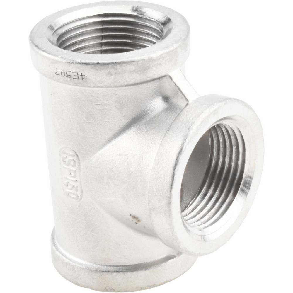 Value Collection - Pipe Tee: 1", 304 Stainless Steel | MSC Direct