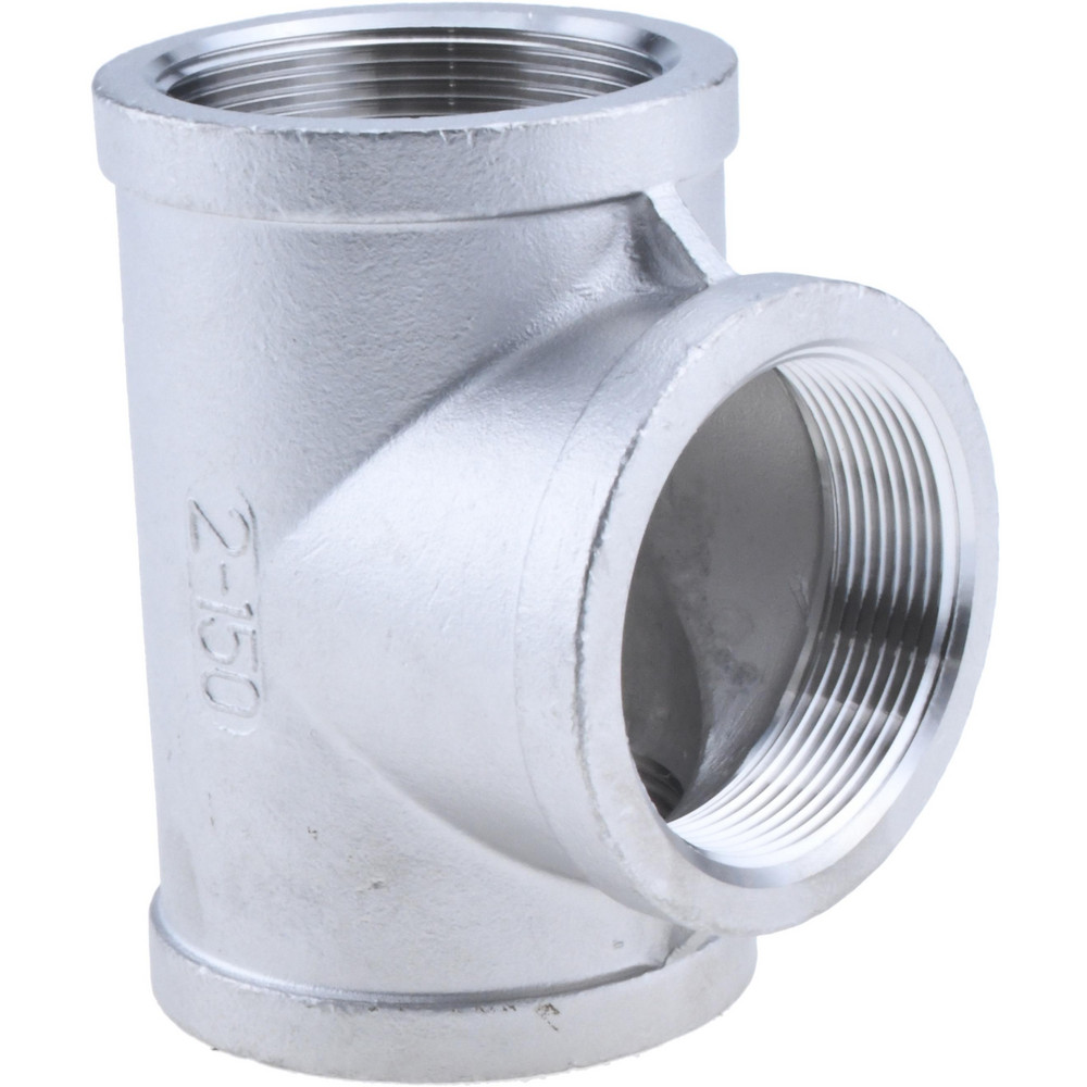Value Collection - Pipe Tee: 2", 304 Stainless Steel | MSC Direct
