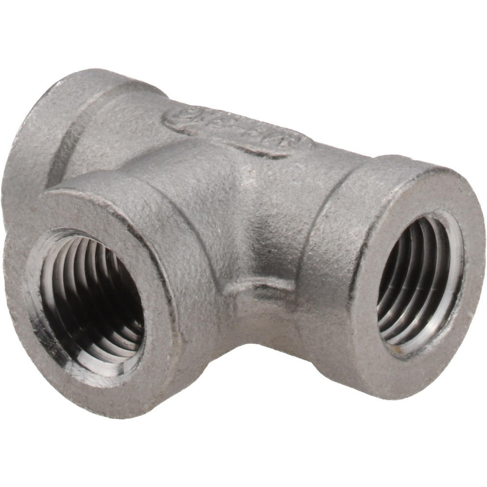 Value Collection - Pipe Tee: 1/4", 316 Stainless Steel | MSC Direct