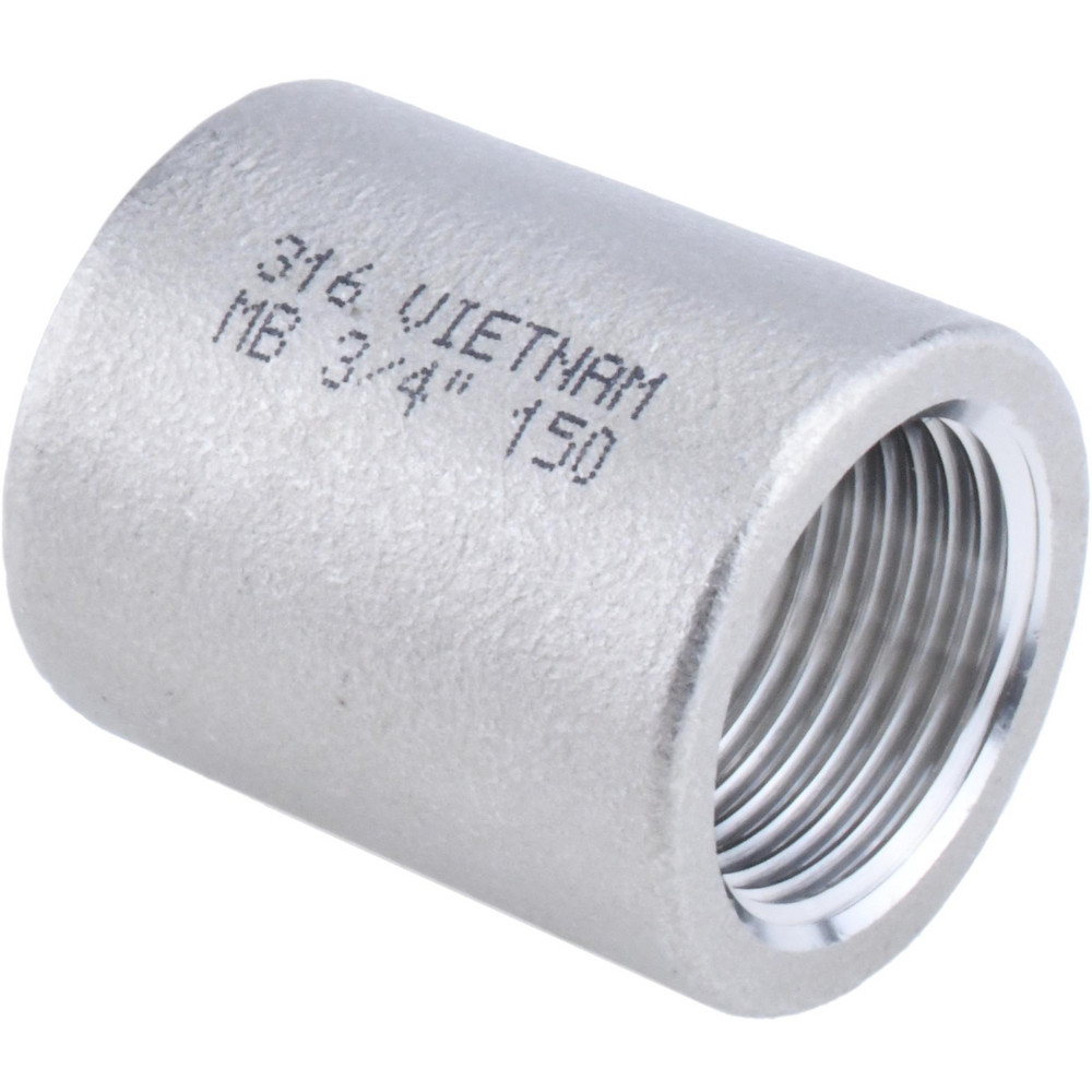 Value Collection - Pipe Coupling: 3/4", 316 Stainless Steel | MSC Direct