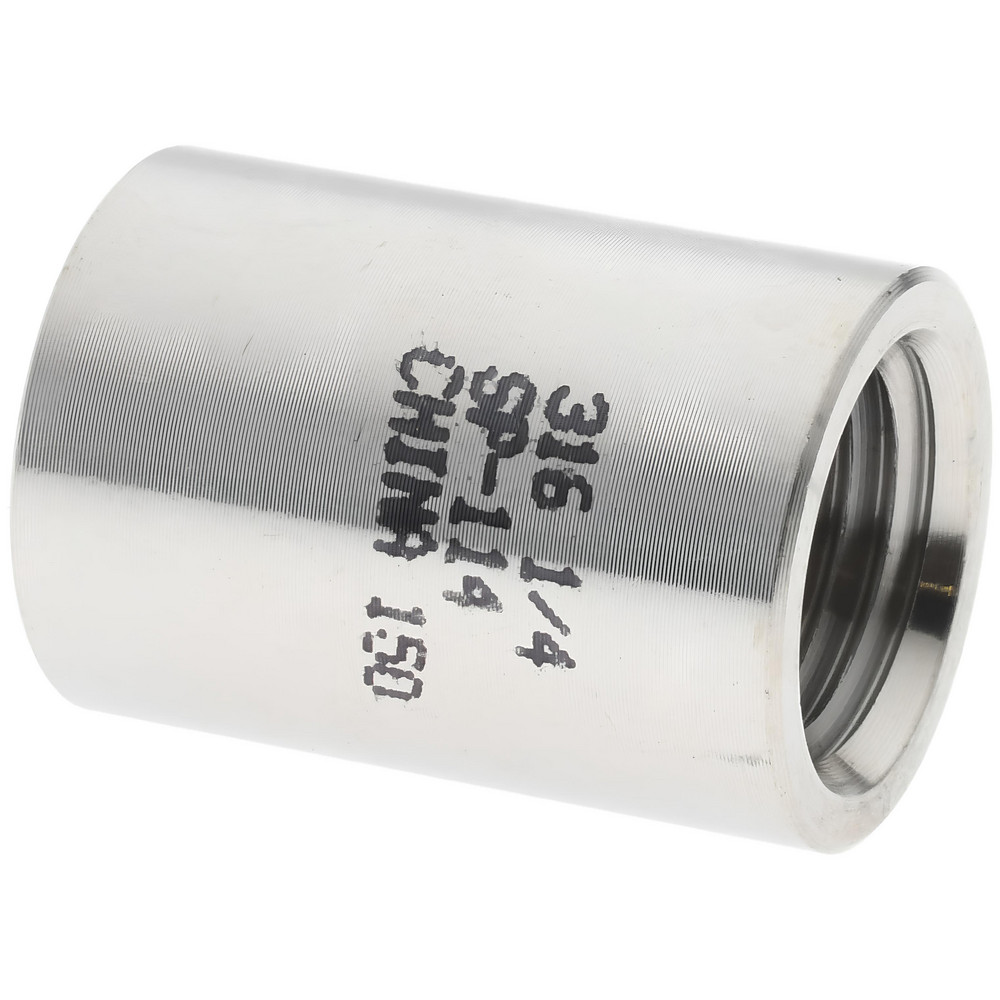 Value Collection - Pipe Coupling: 1/4", 316 Stainless Steel | MSC Direct