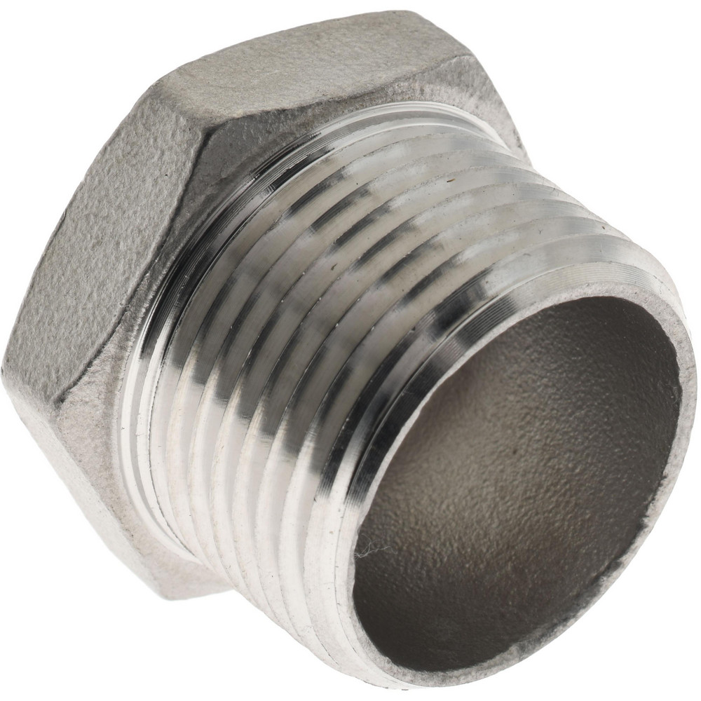 Value Collection - Pipe Hex Bushing: 1 x 3/8", 304 Stainless Steel ...