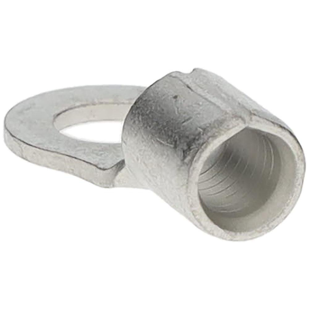 Value Collection - Circular Ring Terminal: Non-Insulated, 8 AWG, Crimp ...