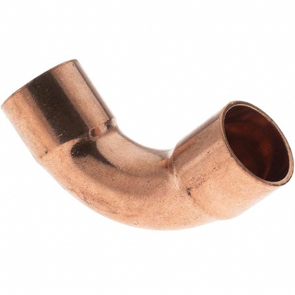 Value Collection - Wrot Copper Pipe 90 ° Elbow: 1/2" x 1/2" Fitting, C ...