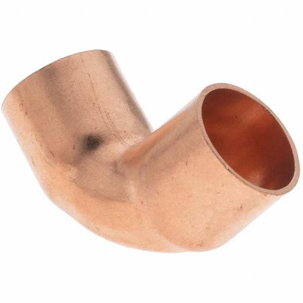 Value Collection - Wrot Copper Pipe 90 ° Elbow: 3/8" x 3/8" Fitting, C ...
