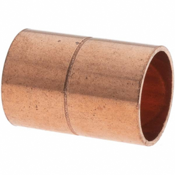 Value Collection - Wrot Copper Pipe Coupling: 3/8" Fitting, C x C | MSC ...