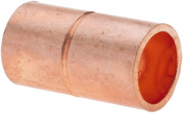 Value Collection - Wrot Copper Pipe Coupling: 1/8" Fitting, C x C | MSC ...