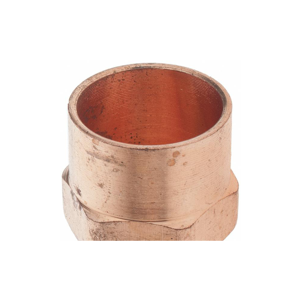 Value Collection - Wrot Copper Pipe Adapter: 1/2" x 1/4" Fitting, C x M ...