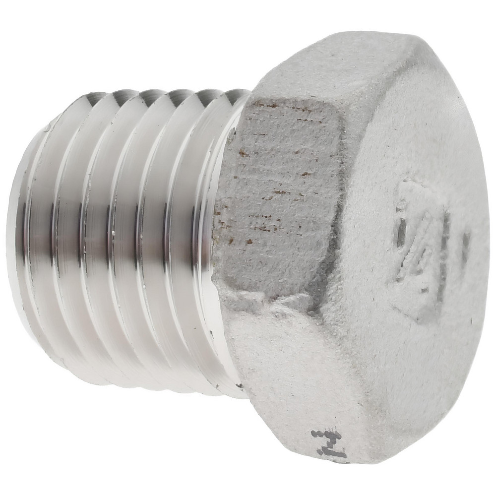 Value Collection - Pipe Hex Plug: 1/4", 316 Stainless Steel | MSC Direct