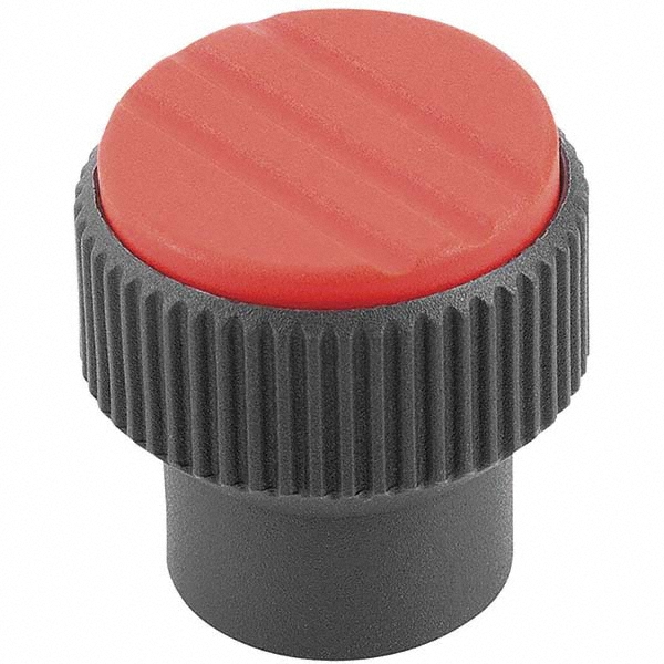 KIPP - M8, 14mm Hole, 26mm Diam Knurled Knob | MSC Direct