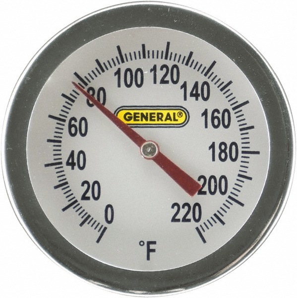 General - 20X2" 0-220DEG DIAL SOIL THERM | MSC Direct
