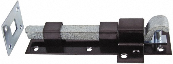 Value Collection - 6" Long, 1-3/4" Wide Steel Square Spring Bolt ...