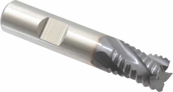 Niagara Cutter - 1/2" Diam, Fine Pitch, 5/8" LOC, 4 Flute Solid Carbide ...