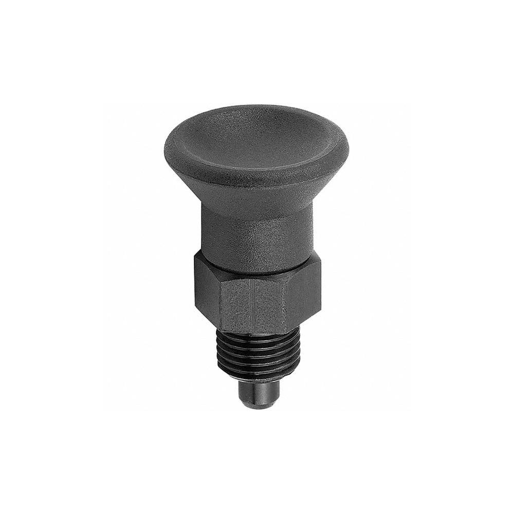 KIPP - M8x1, 6mm Thread Length, 4mm Plunger Dia, Hardened Locking Pin ...