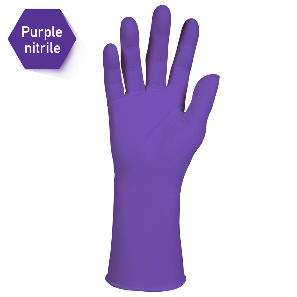 Kimtech - Disposable Gloves: Series Kimtech Purple Nitrile-Xtra, Size ...