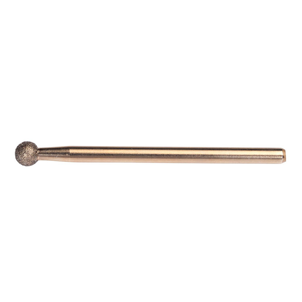Norton - 3/16 x 1/8 x 2 In. cBN Electroplated Spherical Ball End Tool ...
