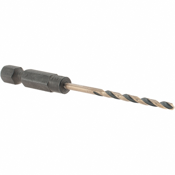 Made In USA Mechanics Drill Bit 3 32 Dia 135 Point High Speed