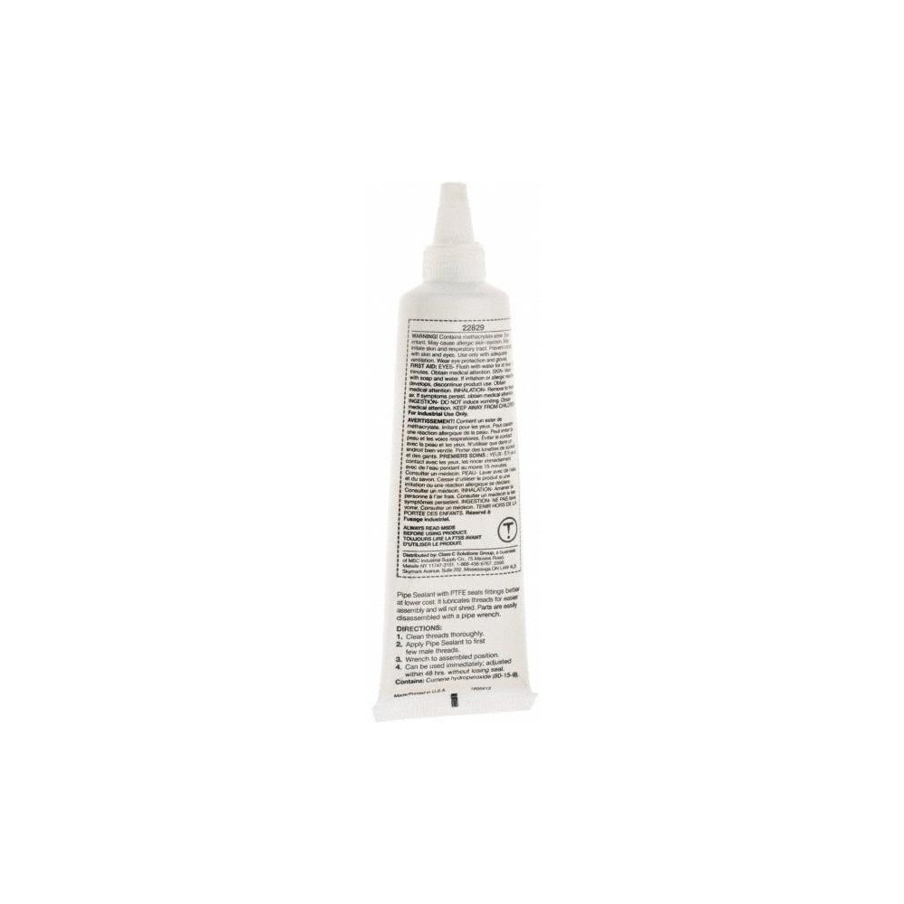 Made in USA - Pipe Thread Sealant: 250 mL Tube | MSC Direct