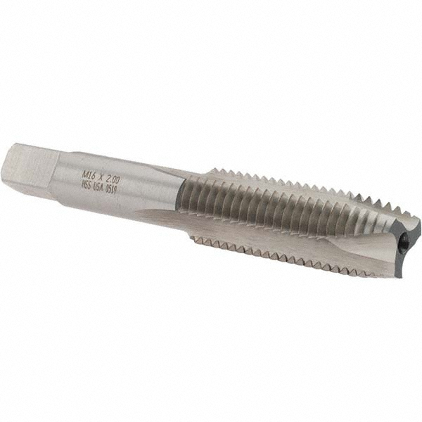 Made in USA - Spiral Point Tap: M16x2 Metric Coarse, 3 Flutes, Plug ...