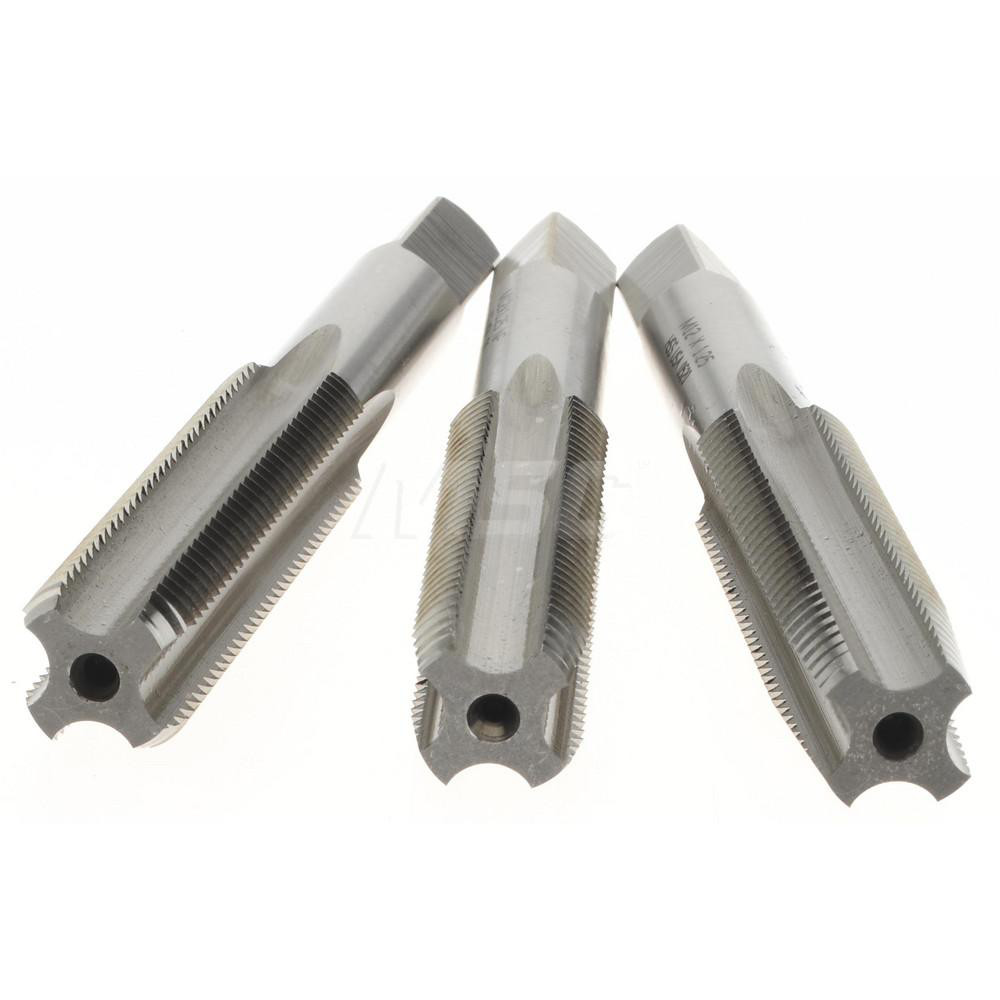 Made in USA - Tap Set: M12 x 1.25 Metric Fine, 4 Flute, Bottoming Plug ...