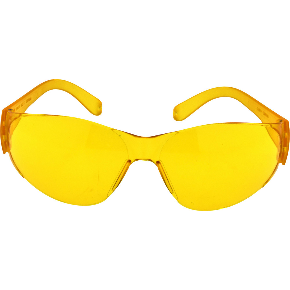 MCR Safety - Safety Glasses: Scratch-Resistant, Polycarbonate, Amber ...