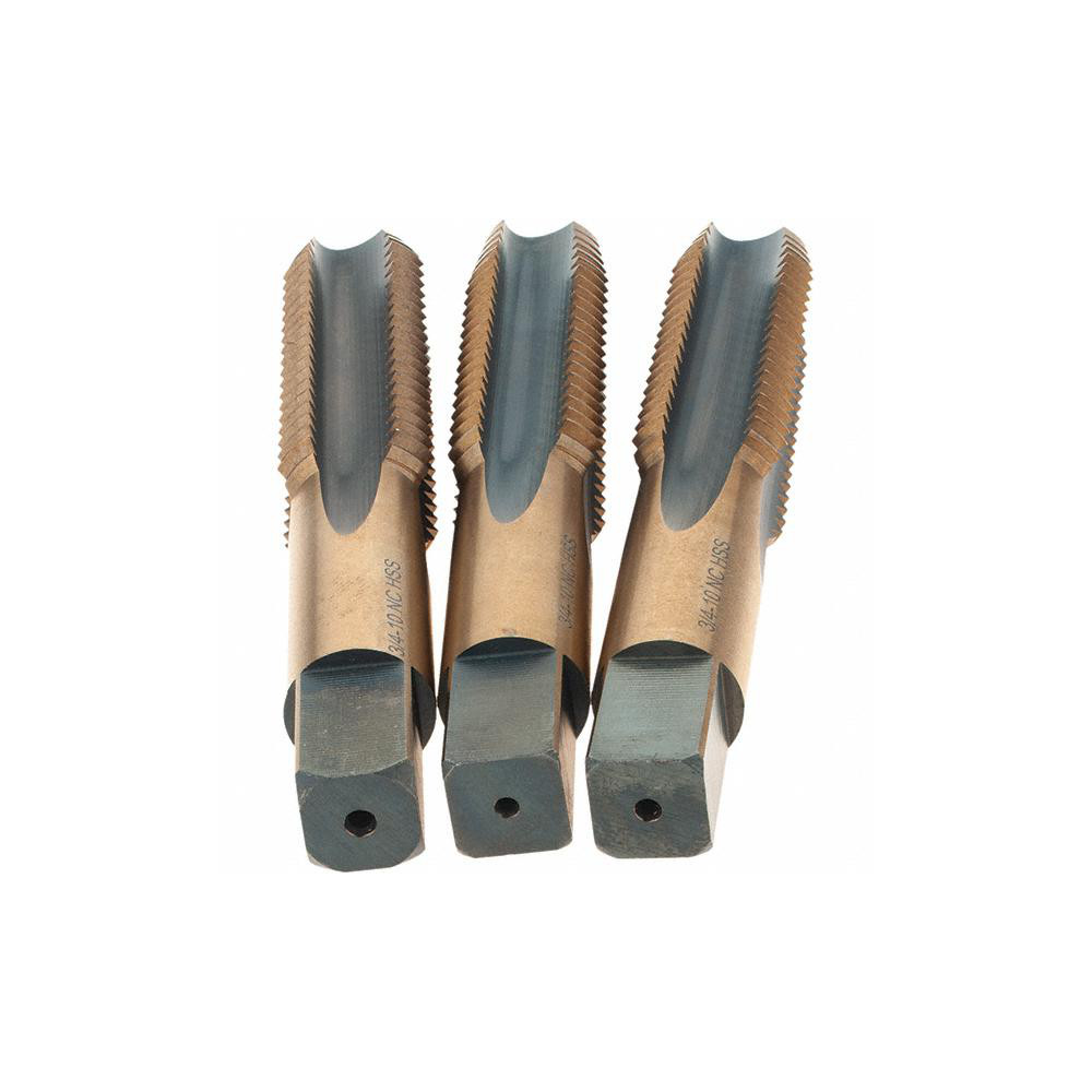 Import - Tap Set: 3/4-10 UNC, 4 Flute, Bottoming Plug & Taper, High ...