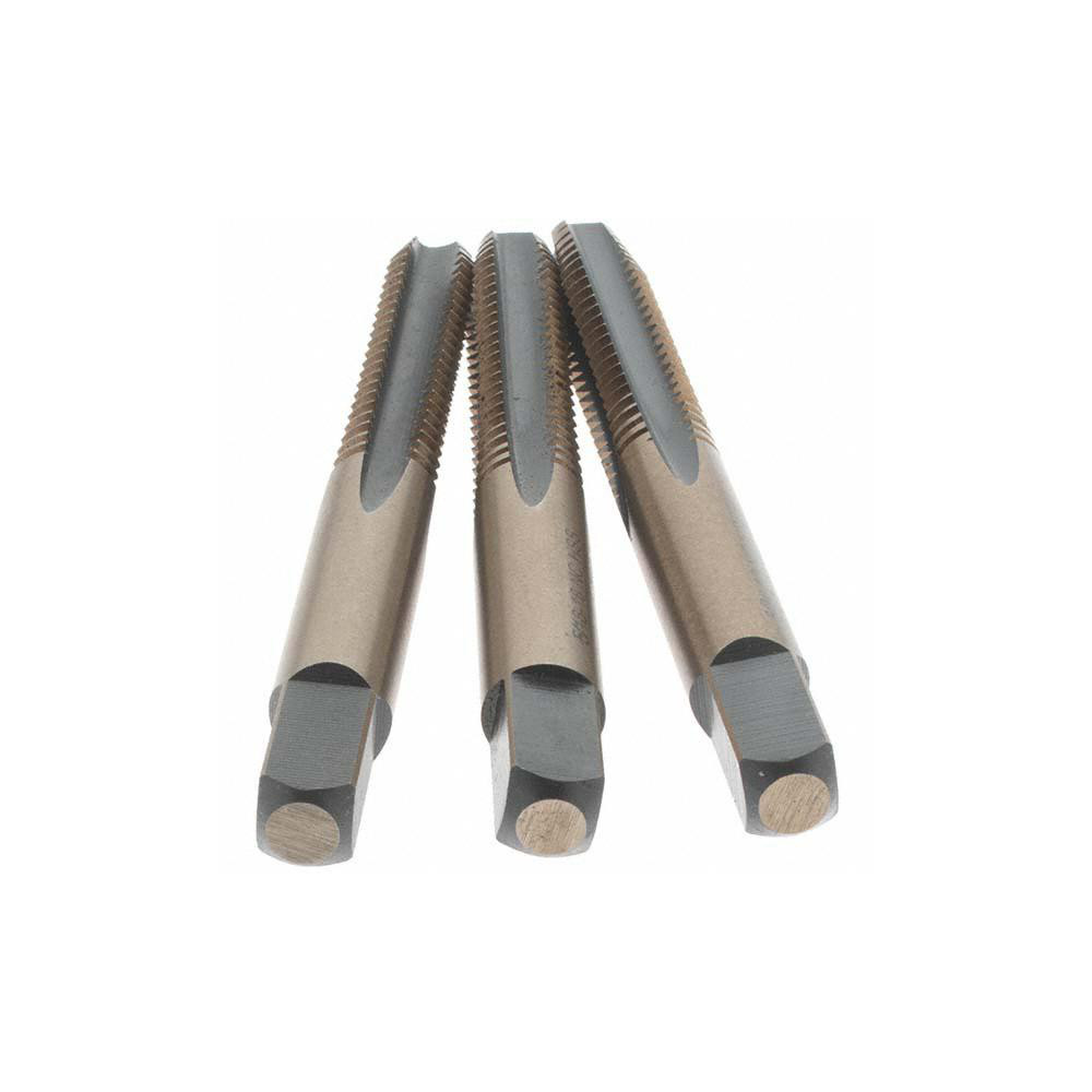 Import - Tap Set: 5/16-18 UNC, 4 Flute, Bottoming Plug & Taper, High ...