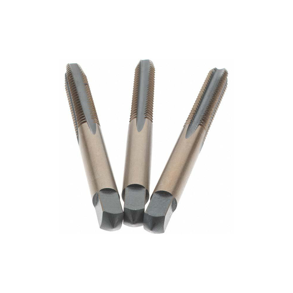 Import - Tap Set: #12-24 UNC, 4 Flute, Bottoming Plug & Taper, High ...