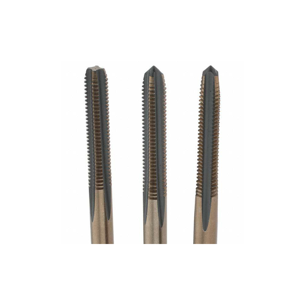 Import - Tap Set: #10-32 UNF, 4 Flute, Bottoming Plug & Taper, High ...