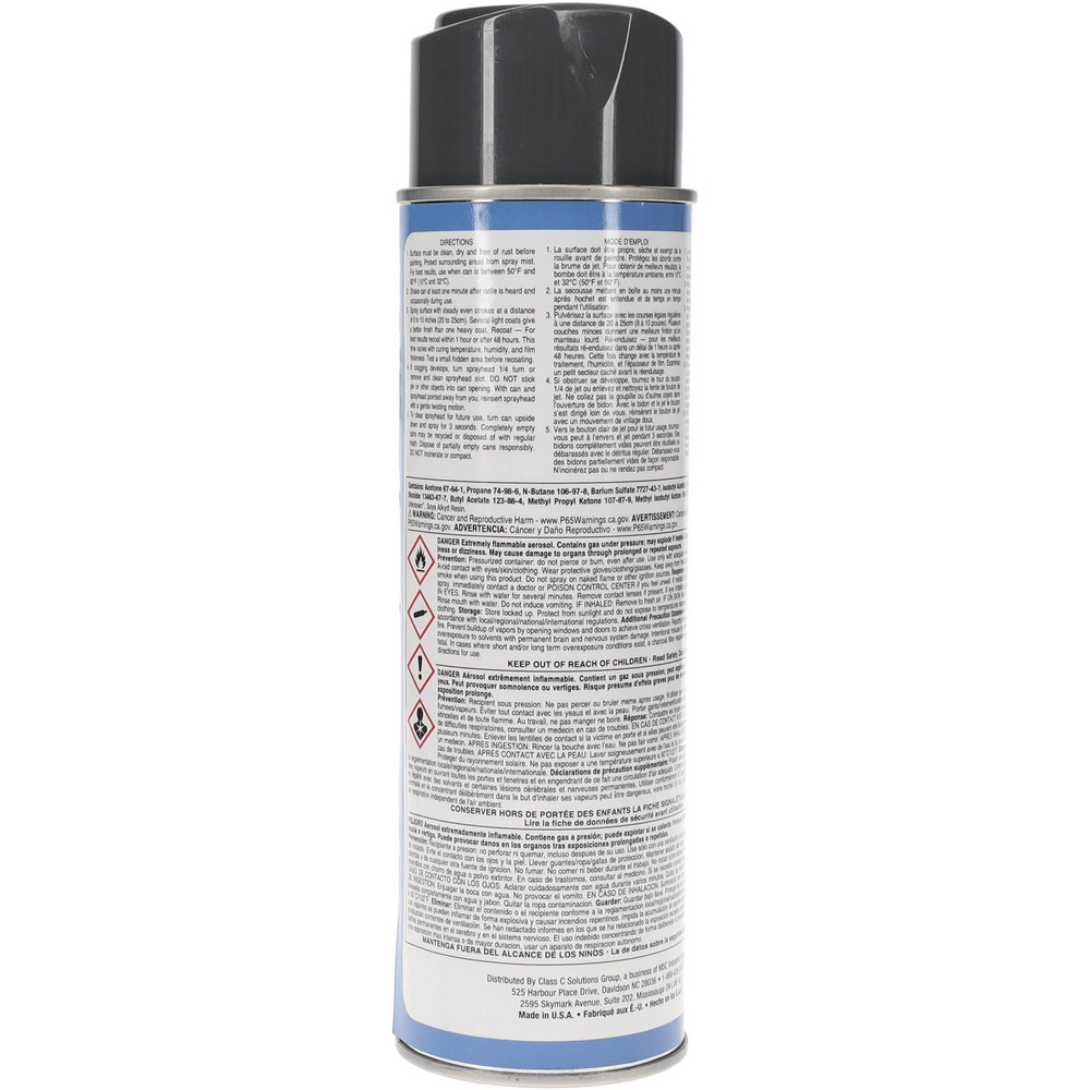 Made in USA - Striping Spray Paint: Gray | MSC Direct