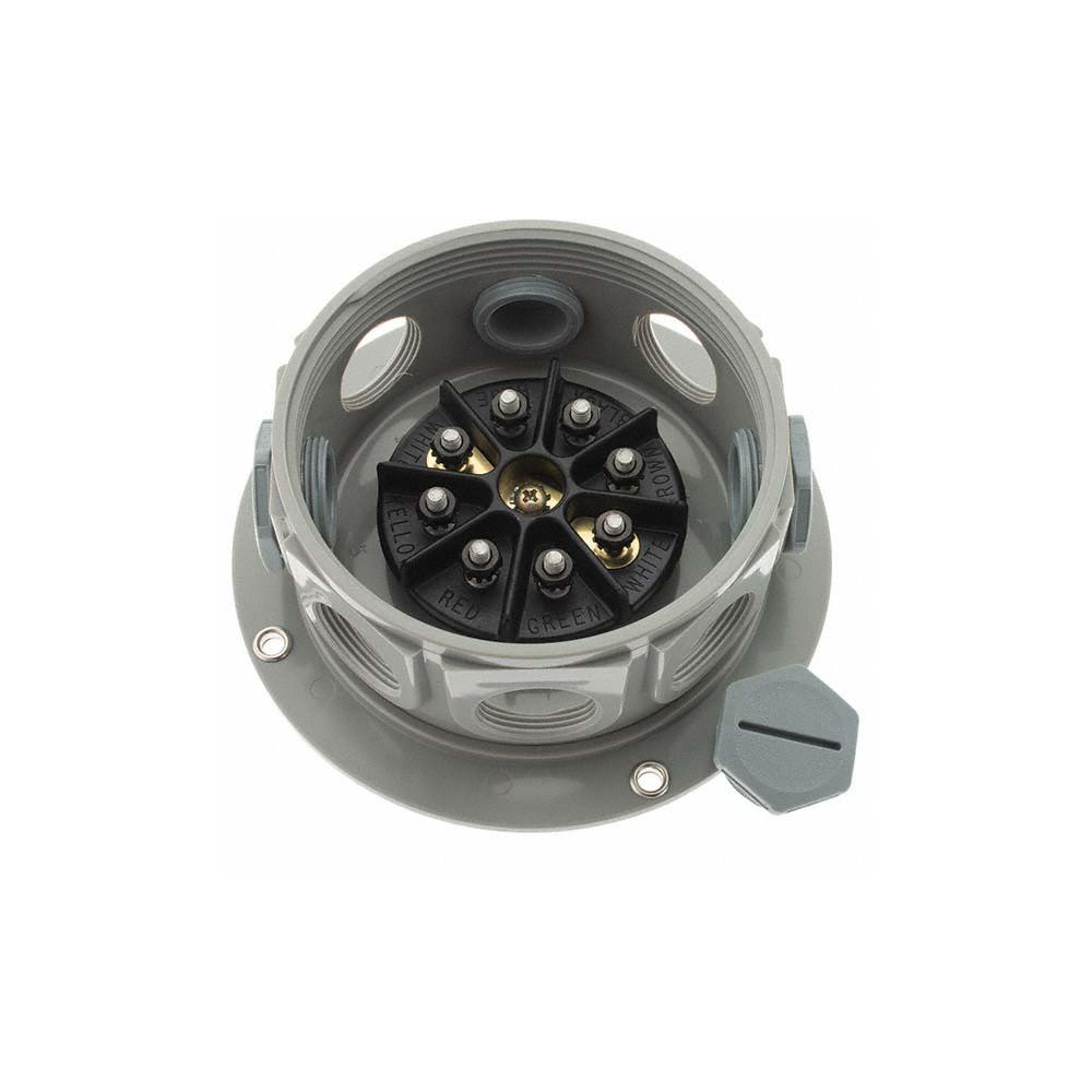 Truck-Lite - Electrical Junction Box: Plastic, Round, 5-1/2" OAH | MSC ...